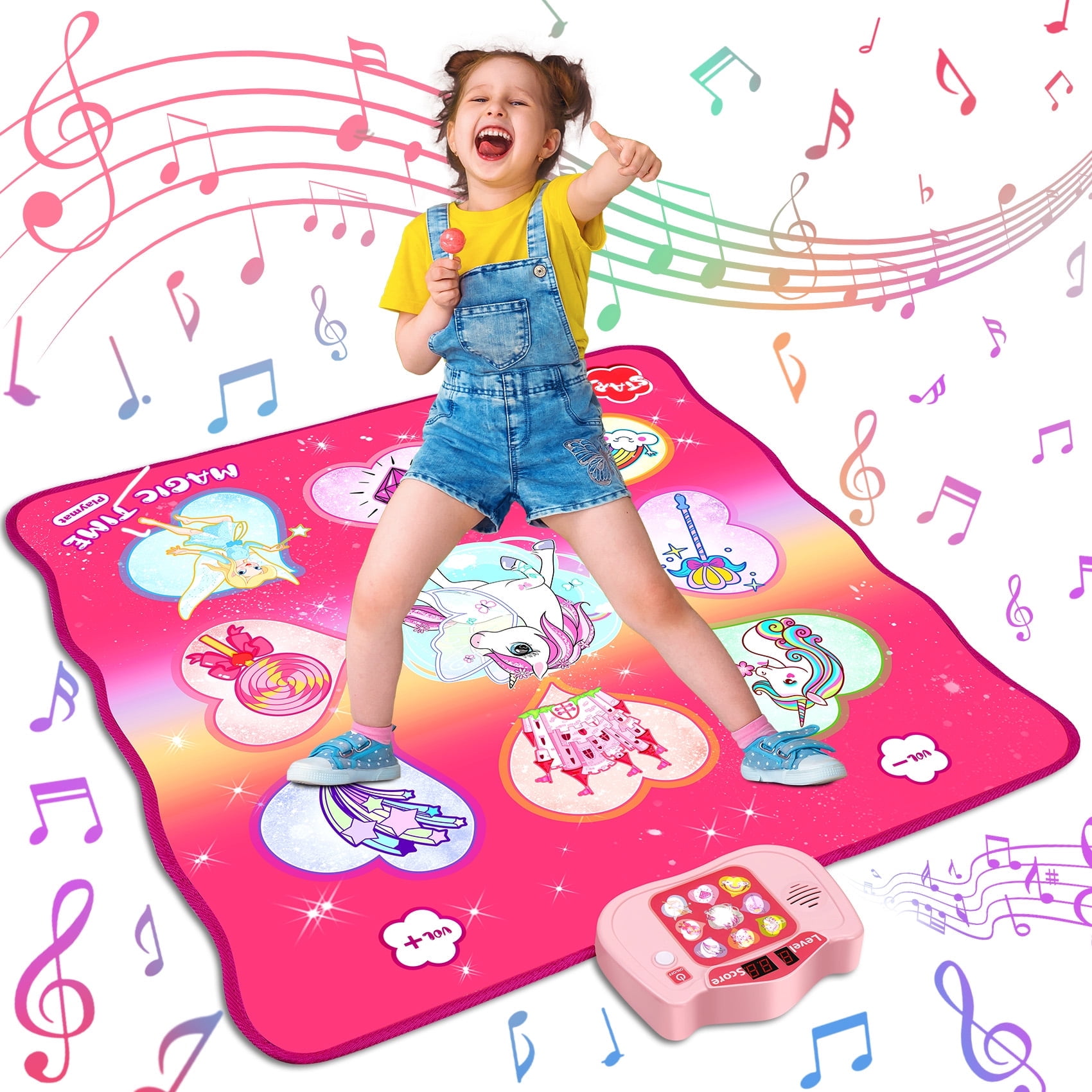 Crislove Dance Mat for Girls, Musical, LED Screen, 5 Levels, Gifts for ...