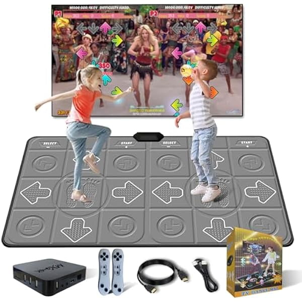 Dance Mat for Kids and Adults, TV Dance Mats Game for Girls s,Dance pad ...