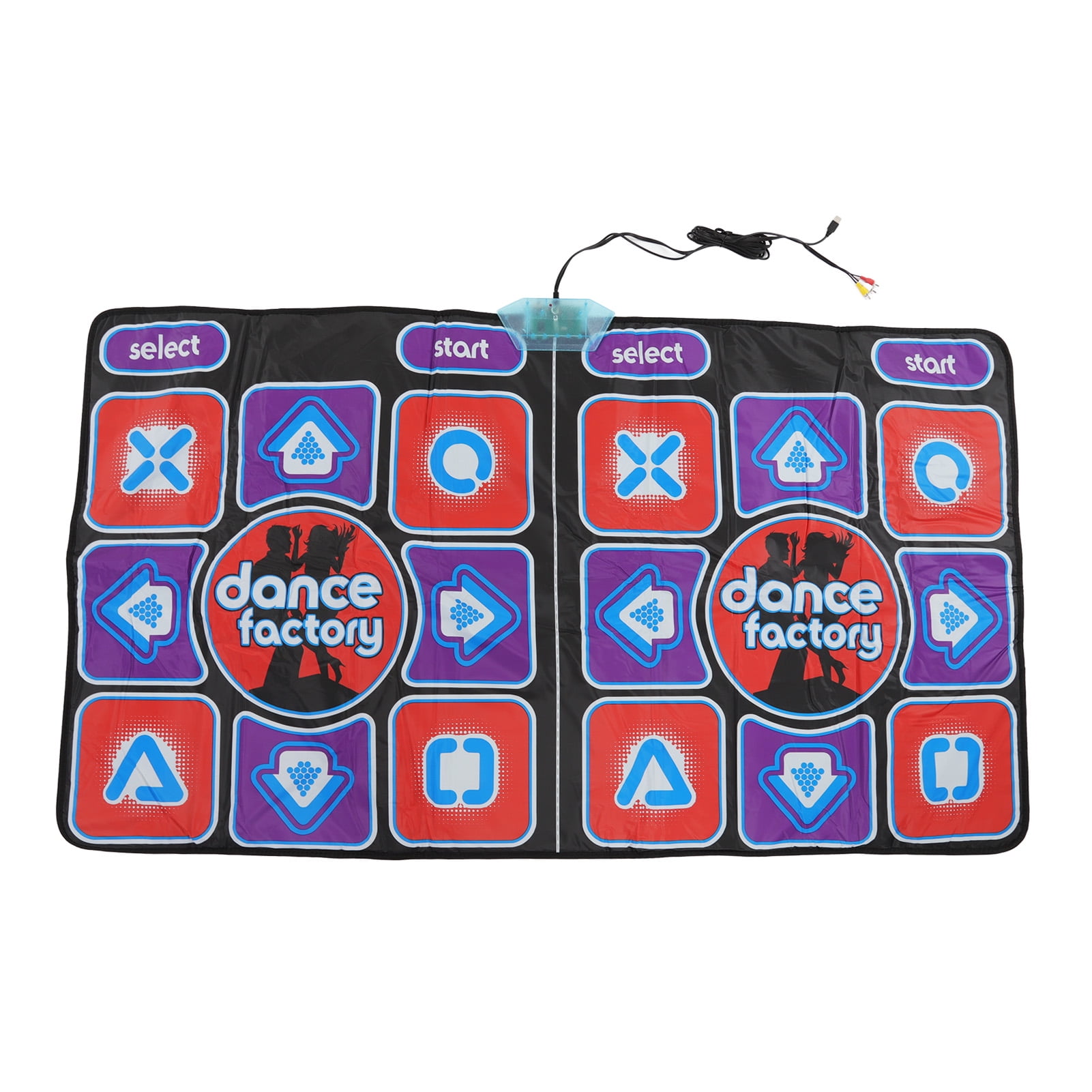 Dance Mat,Musical Electronic Double User Rhythm Portable Electric Dance ...
