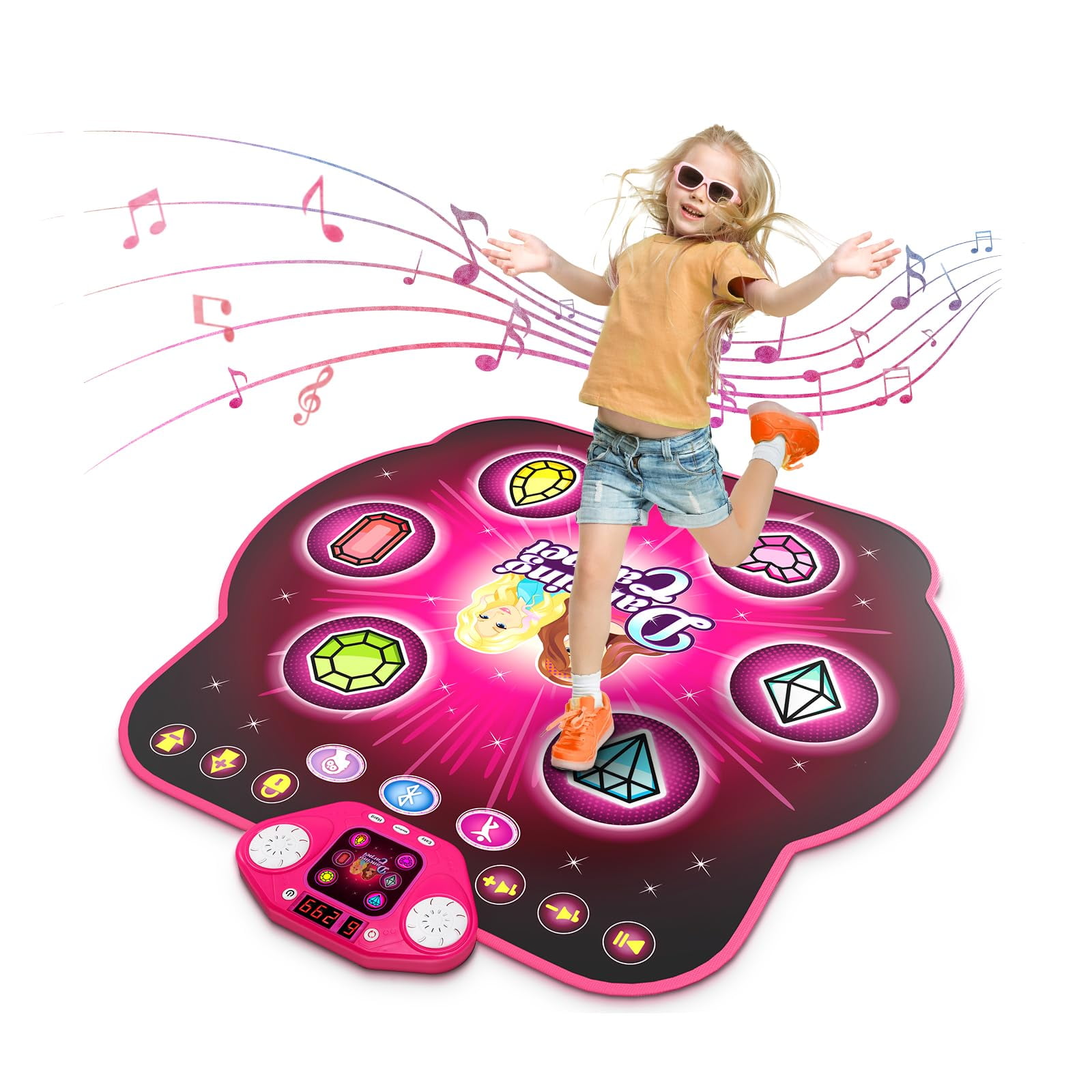 Dance Mat Toys for 3-12 Year Old Girls, Dance Mats for Kids with ...