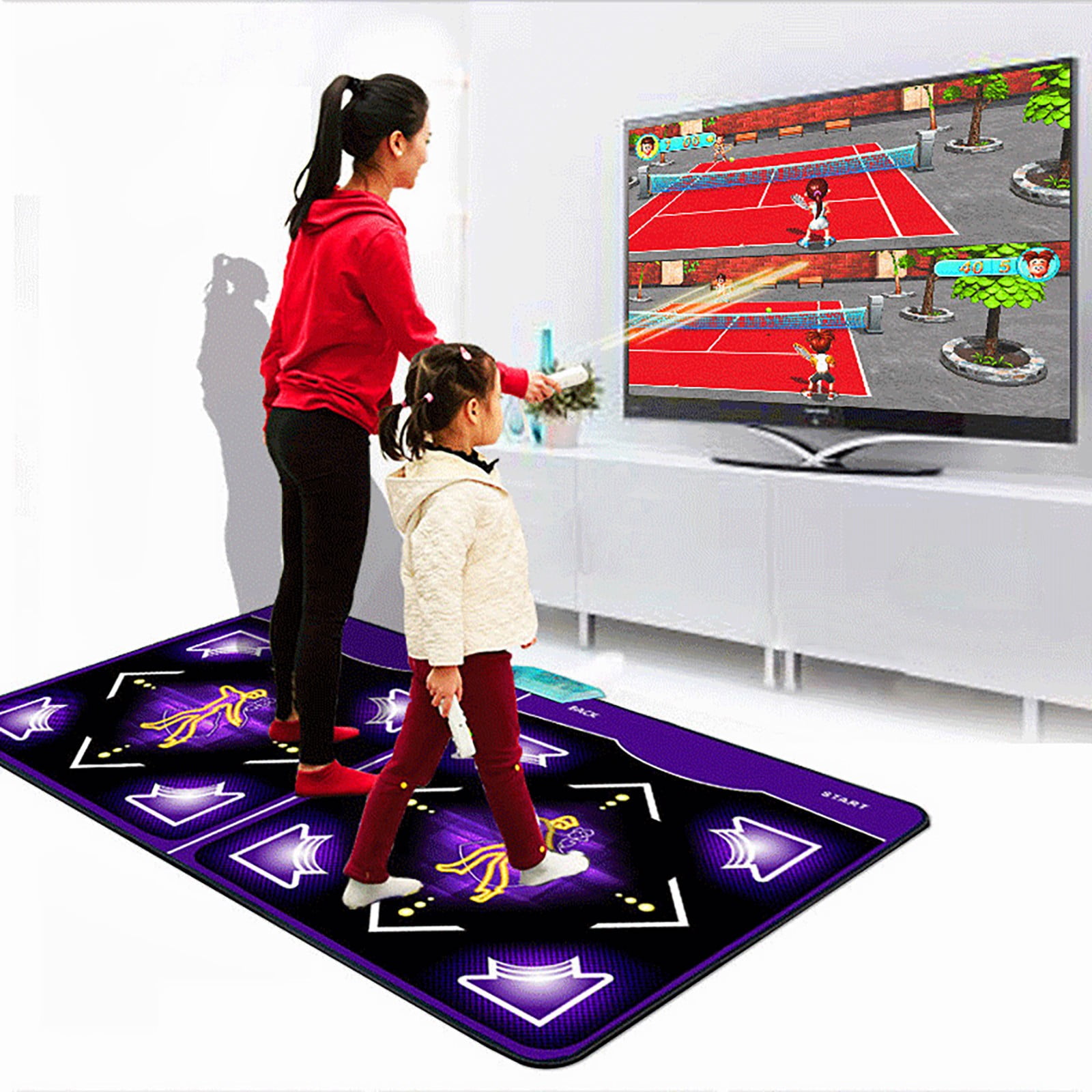 Dance Mat for Two Users,Electronic Dance Mat Gift(Single Two Player ...