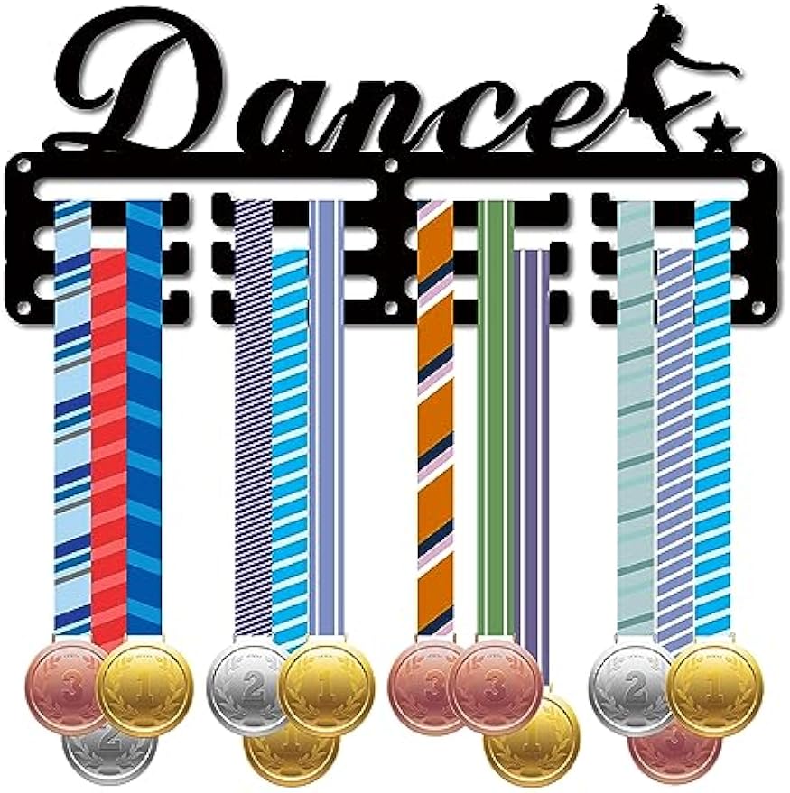 Dance Medal Hanger Display Medal Holder Rack Sports Metal Hanging Awards Iron Small Mount Decor ...