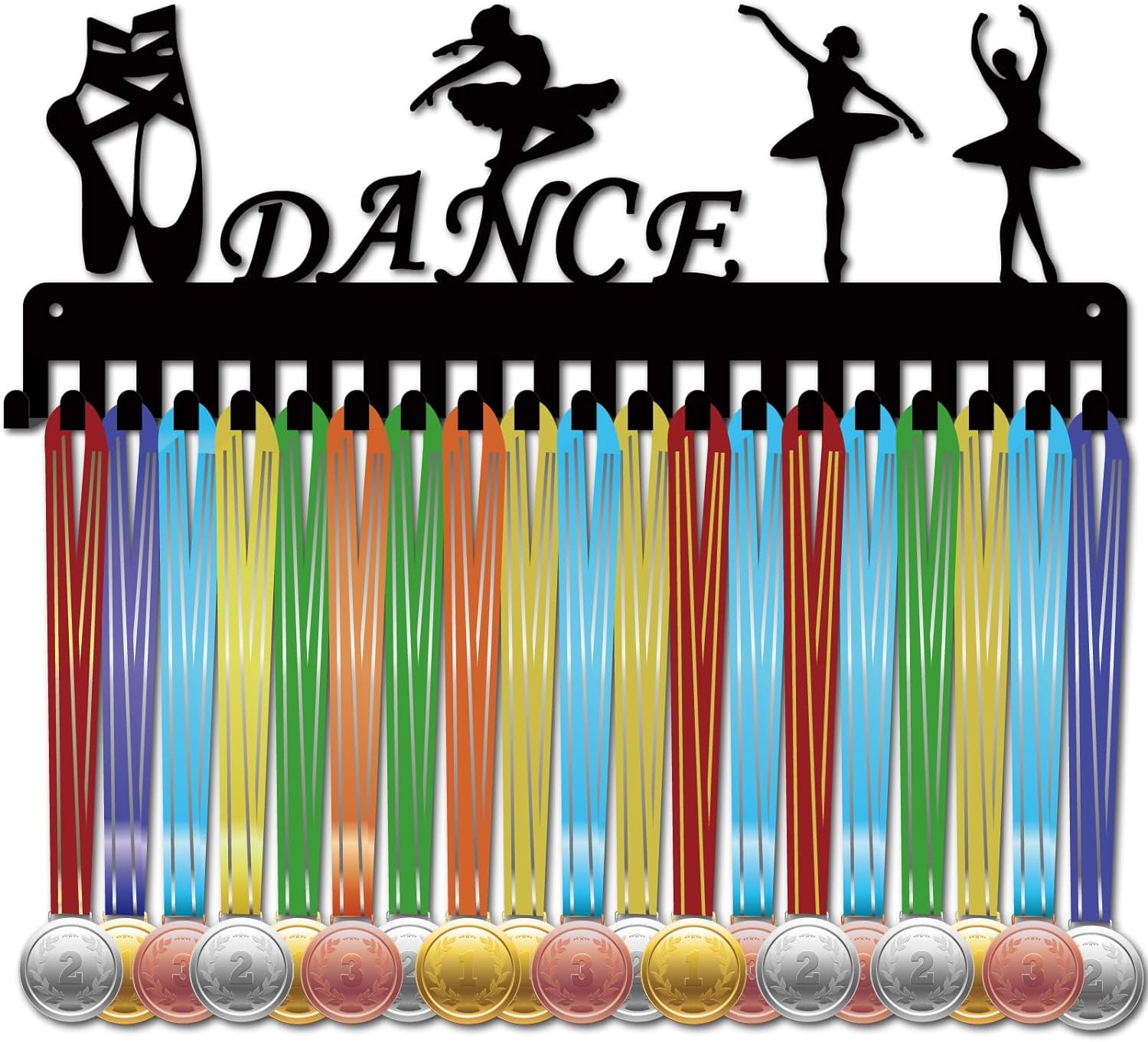 Dance Medal Hangers Medal Holder Display Hanger Rack Sports Metal ...