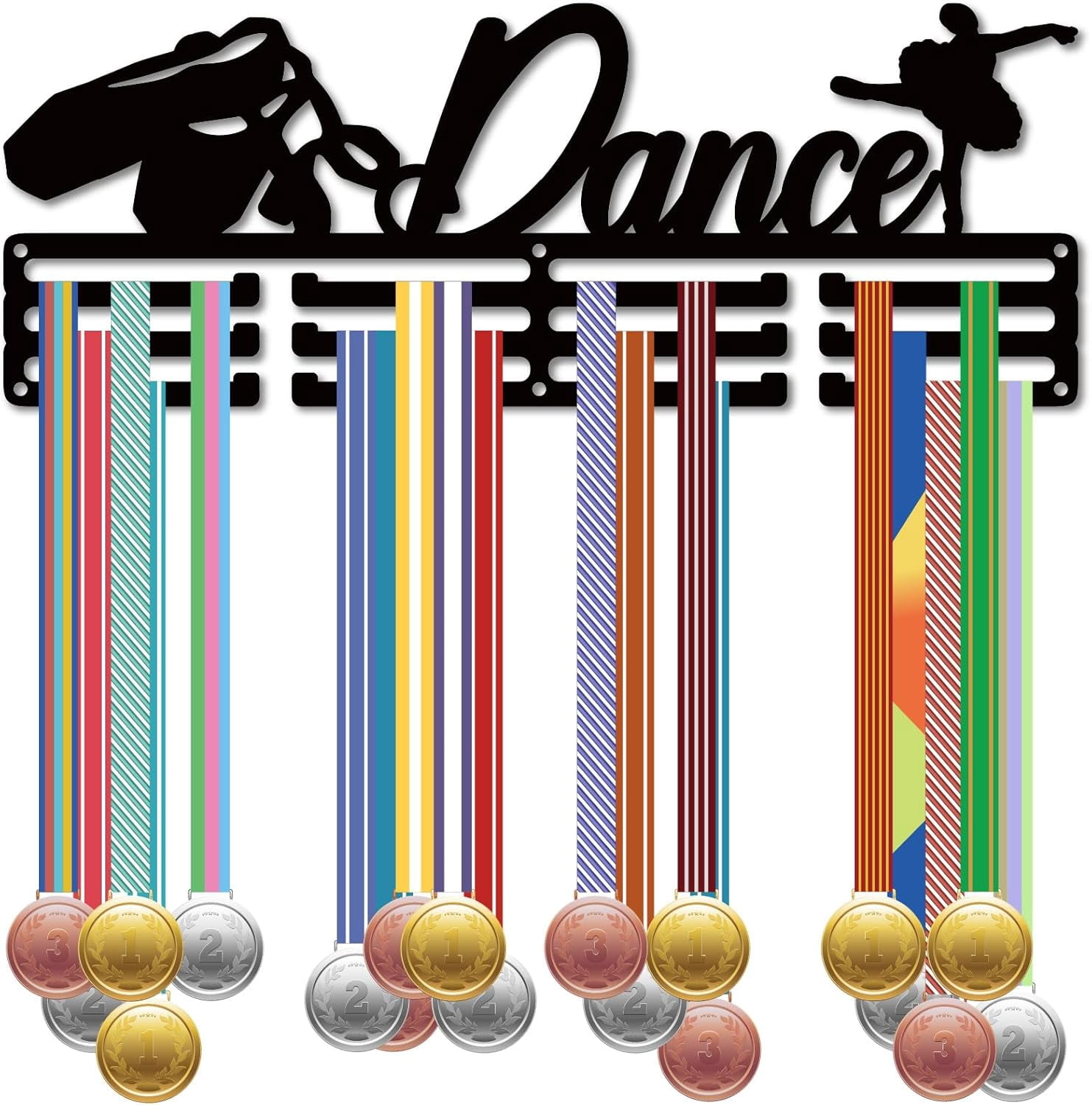 Dance Medal Holder Dancer Medal Hanger Display Iron Metal Sports Award ...