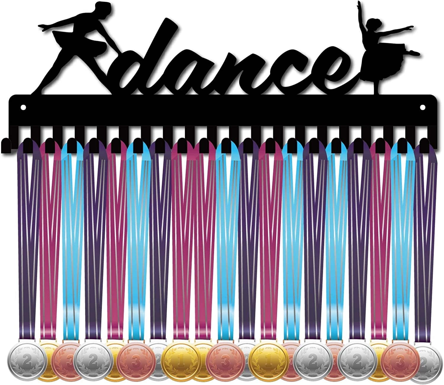 Dance Medal Holder Dancer Medals Hanger Display Sports Stand Wall Mount ...