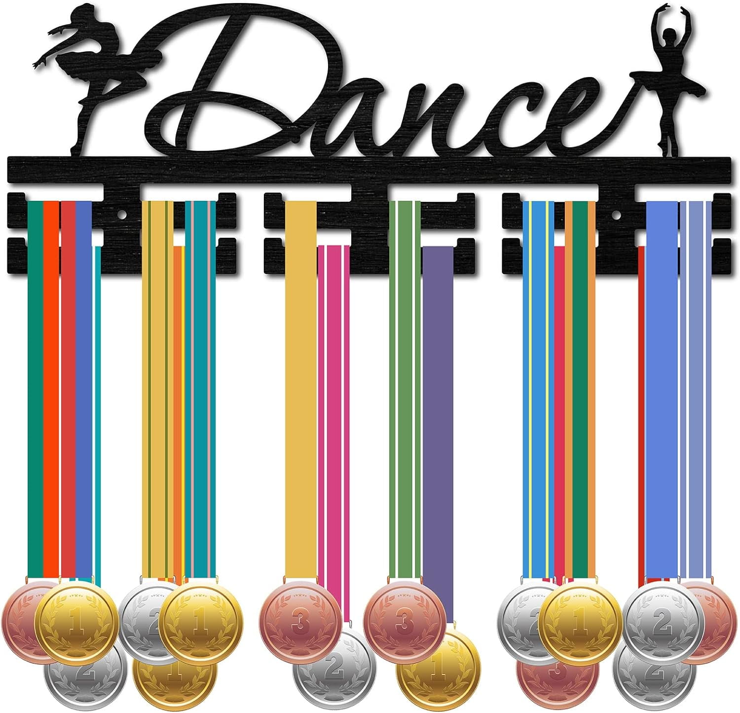 Dance Medal Holder Dancer Sport Medal Hanger Medal Rack Display Wall ...