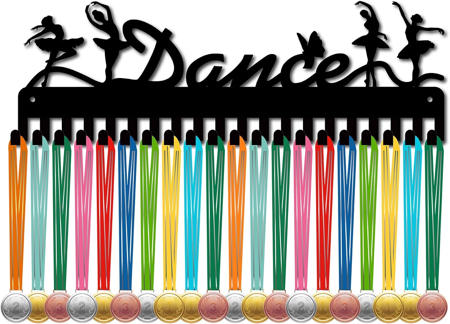 Dance Medal Holder Hanger Medal Rack Organizer Metal Iron Shelf Medal ...