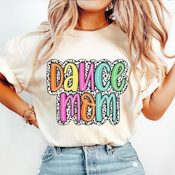 Dance Mom Dalmatian Dalmatian Dots Dancer Mama Bright Mama Colorful ...