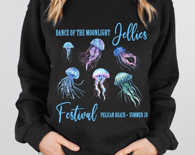 Dance Of The Moonlight Jellies Festival Sweatshirt, Stardew Valley ...