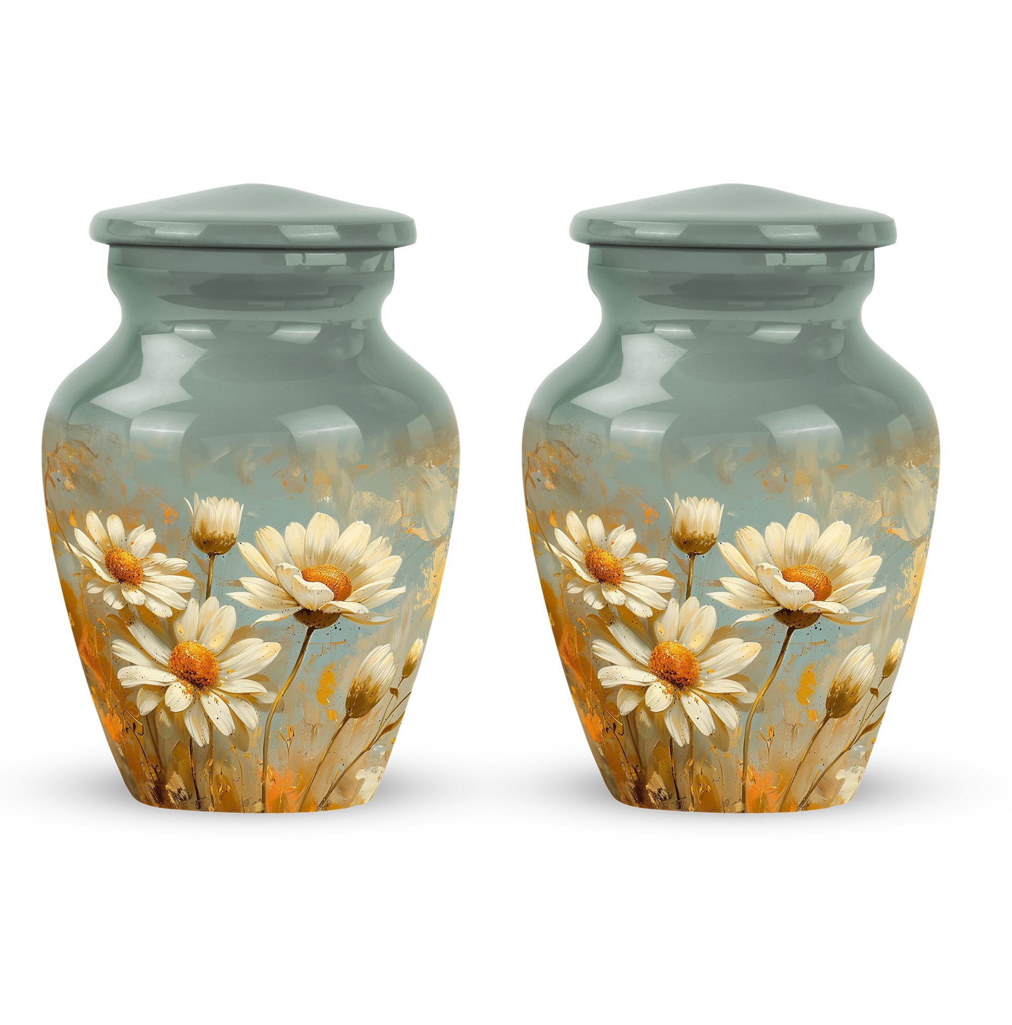 Dance Of Daisies Mini Keepsake Urns - Mini Keepsake Urns - Cremation ...