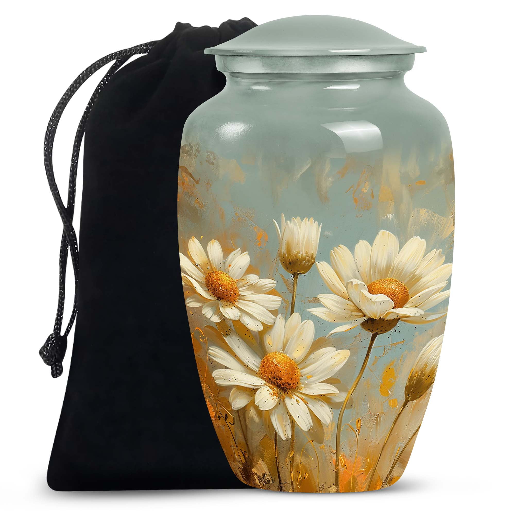 Dance Of Daisies Mom Urns For Human Ashes - Large Container For Ashes ...