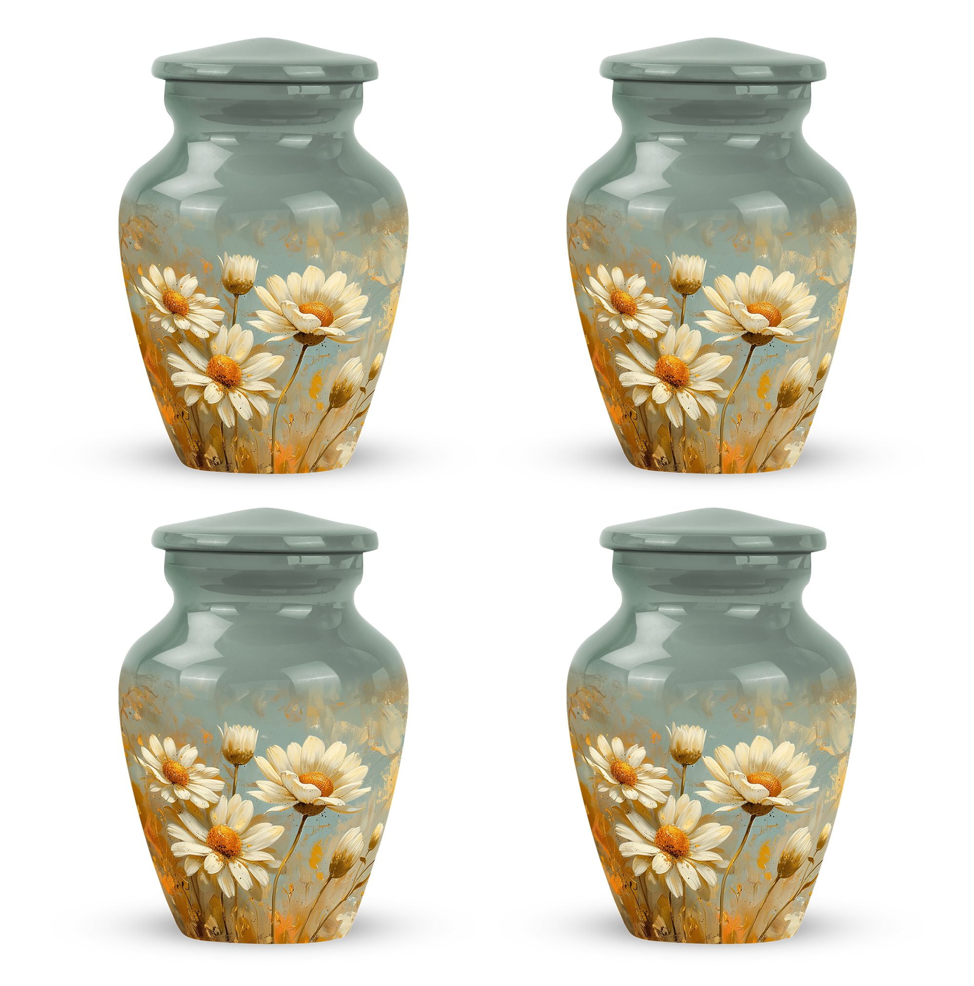 Dance Of Daisies Small Urns For Human Ashes Adult - Tiny Urn ...