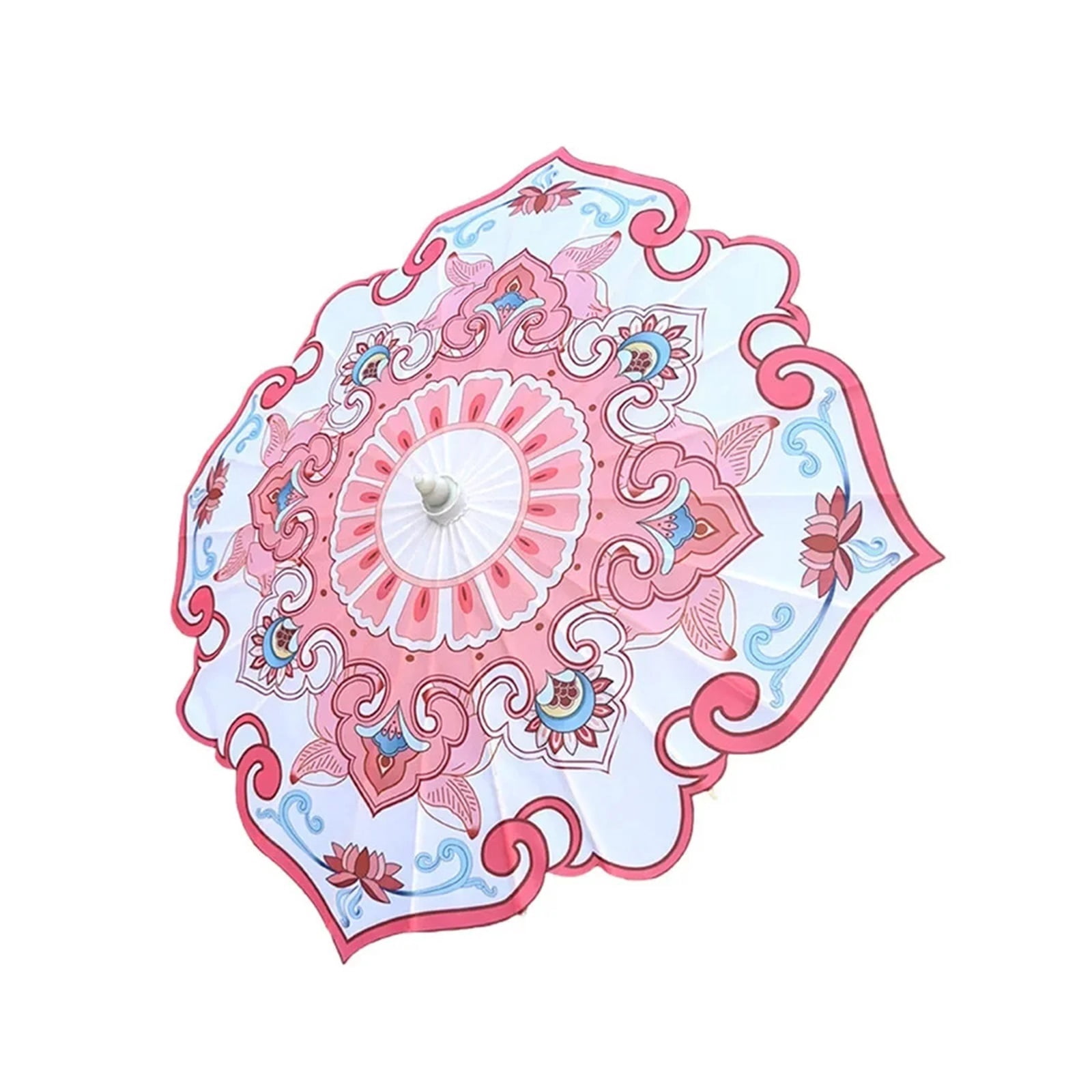 Dance Parasol Umbrella Foldable Craft Cosplay Accessory For Girls ...