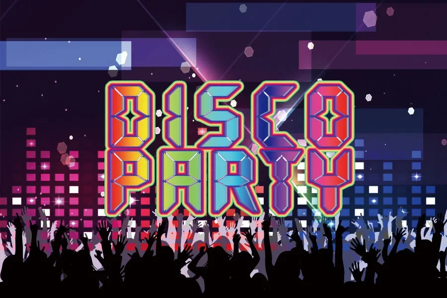 Dance Photo Backdrop 80s 90s Happy Birthday Party Music Stage Disco ...