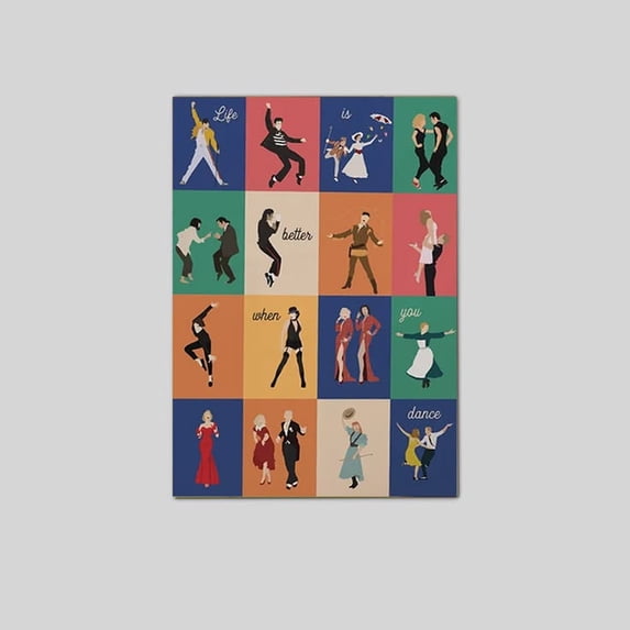 Dance Poster Dance Wall Art - Dance Print - Pop Culture Print Poster ...