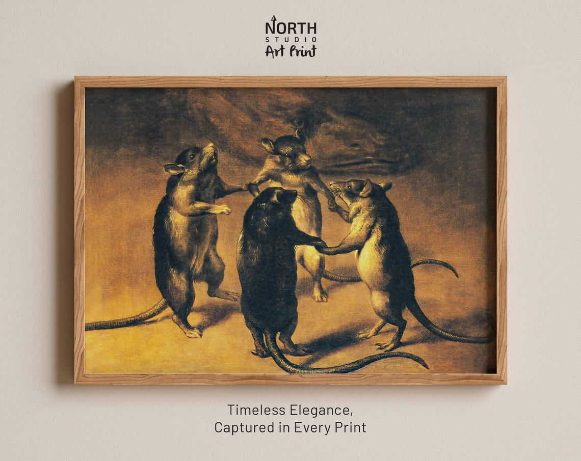 The Dance Of The Rats, Rat Art, Antique Art, Renaissance Art, 17Th ...