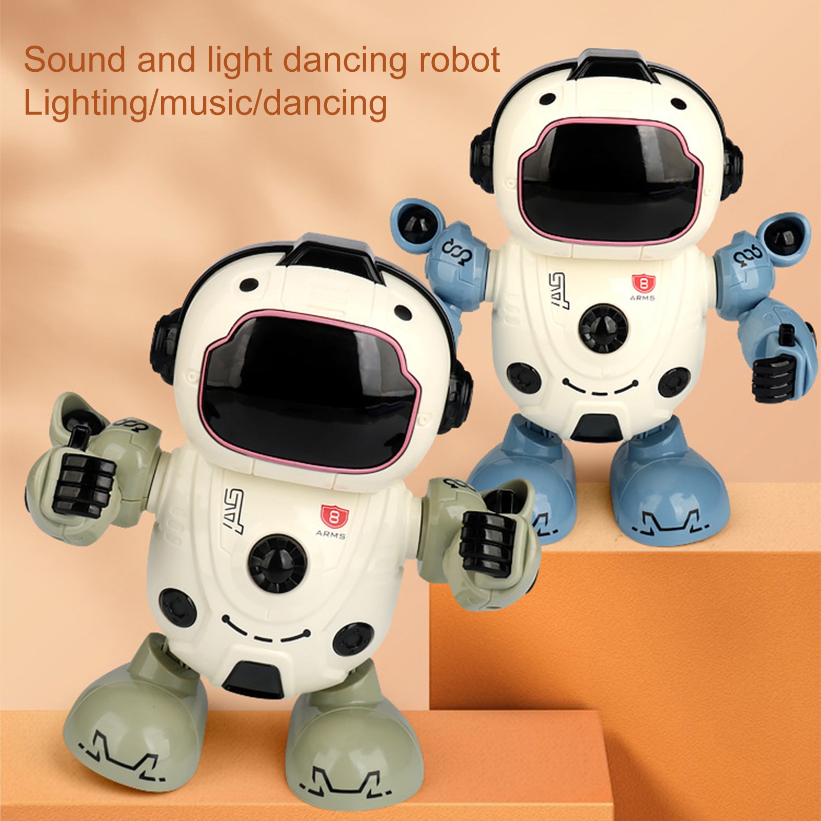 Dance Robot - Musical Smart Electric Walking Dancing Robot Toys with ...