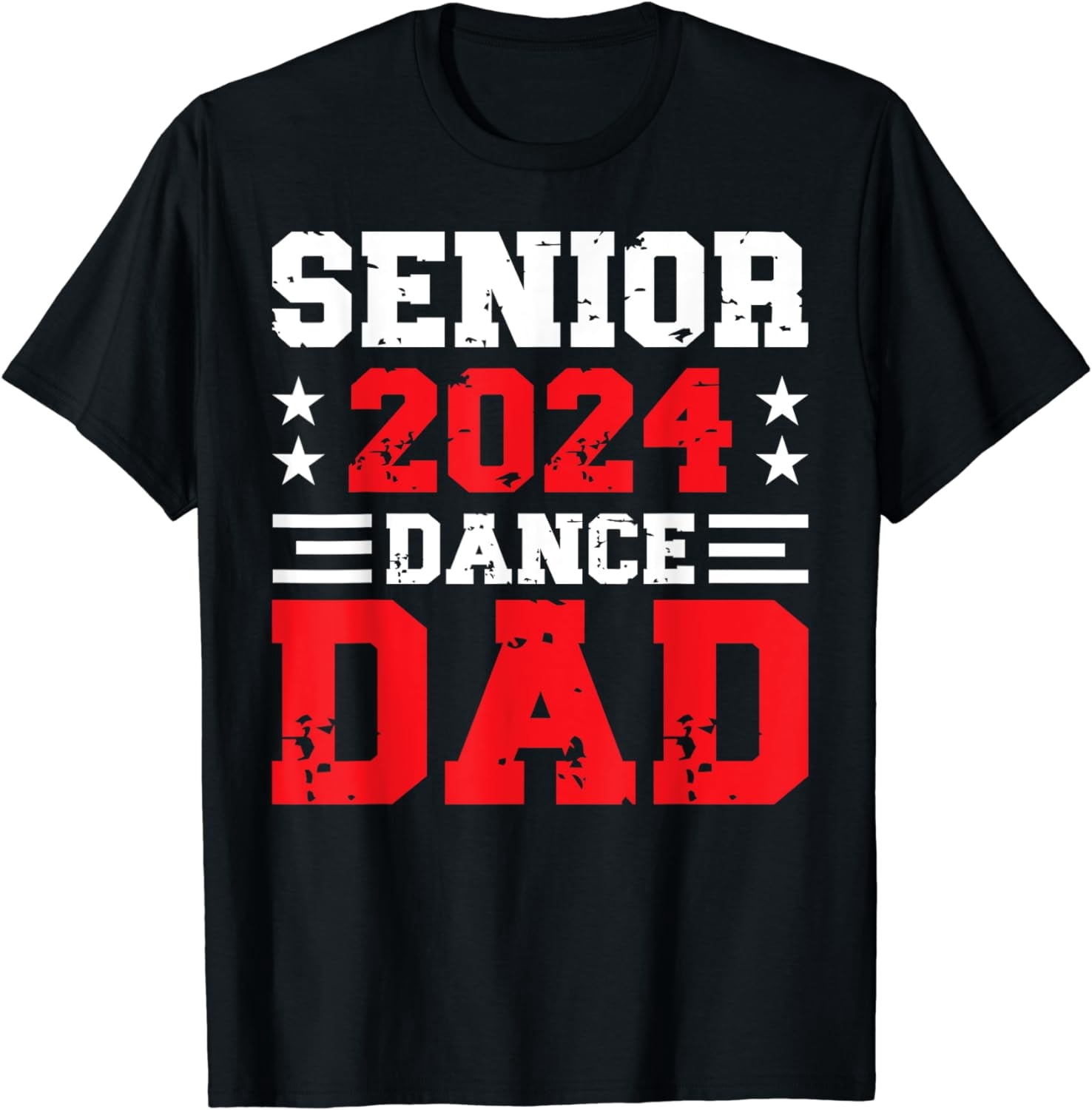 Dance Senior Dad Of A Senior Dancer Dad 2024 Cotton T-Shirt - Walmart.com
