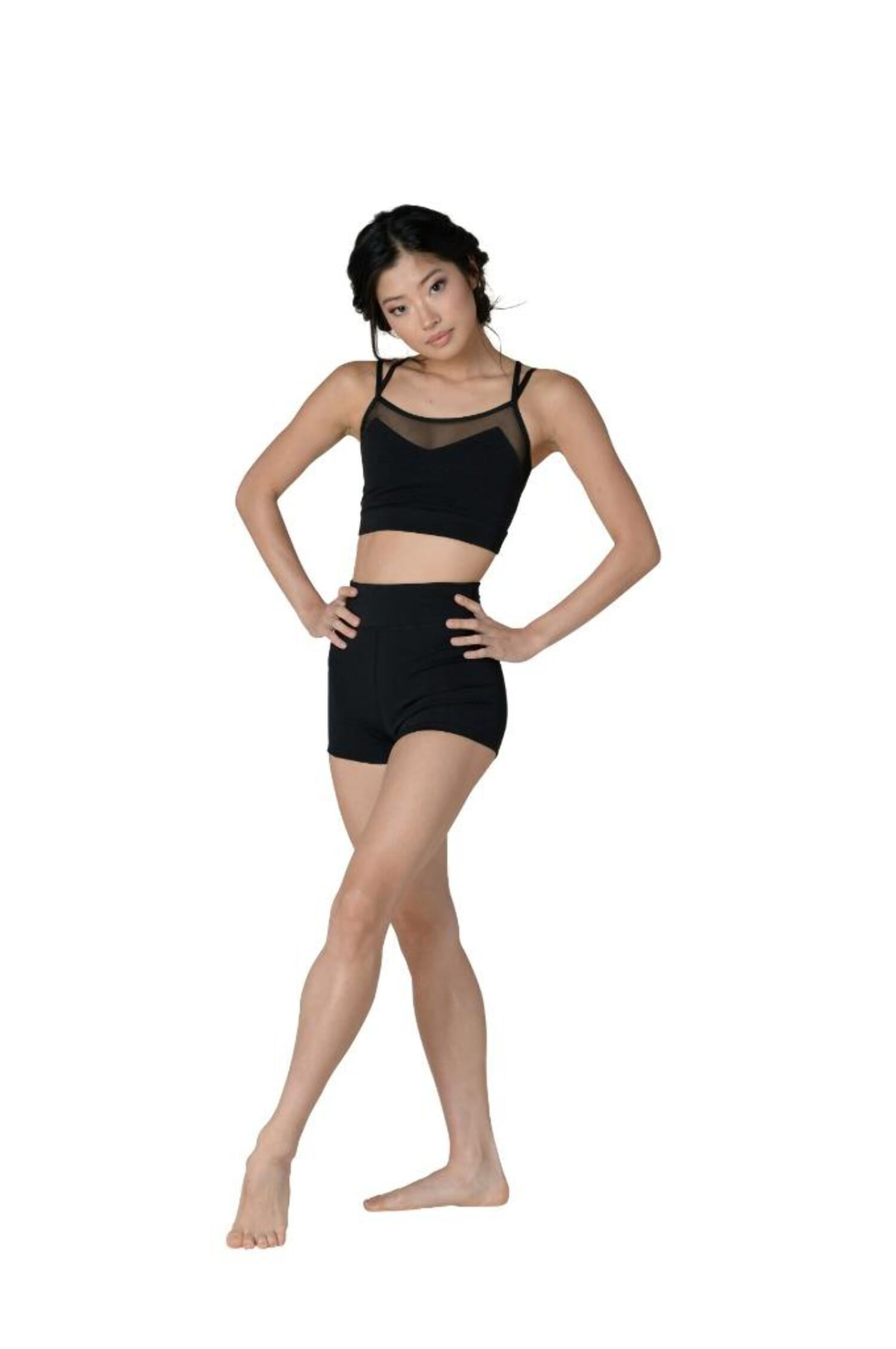 Dance Shorts Danz N Motion 22406A Adult Spandex Jazz Acro Cheer Contemporary Modern Ballet Tap ...