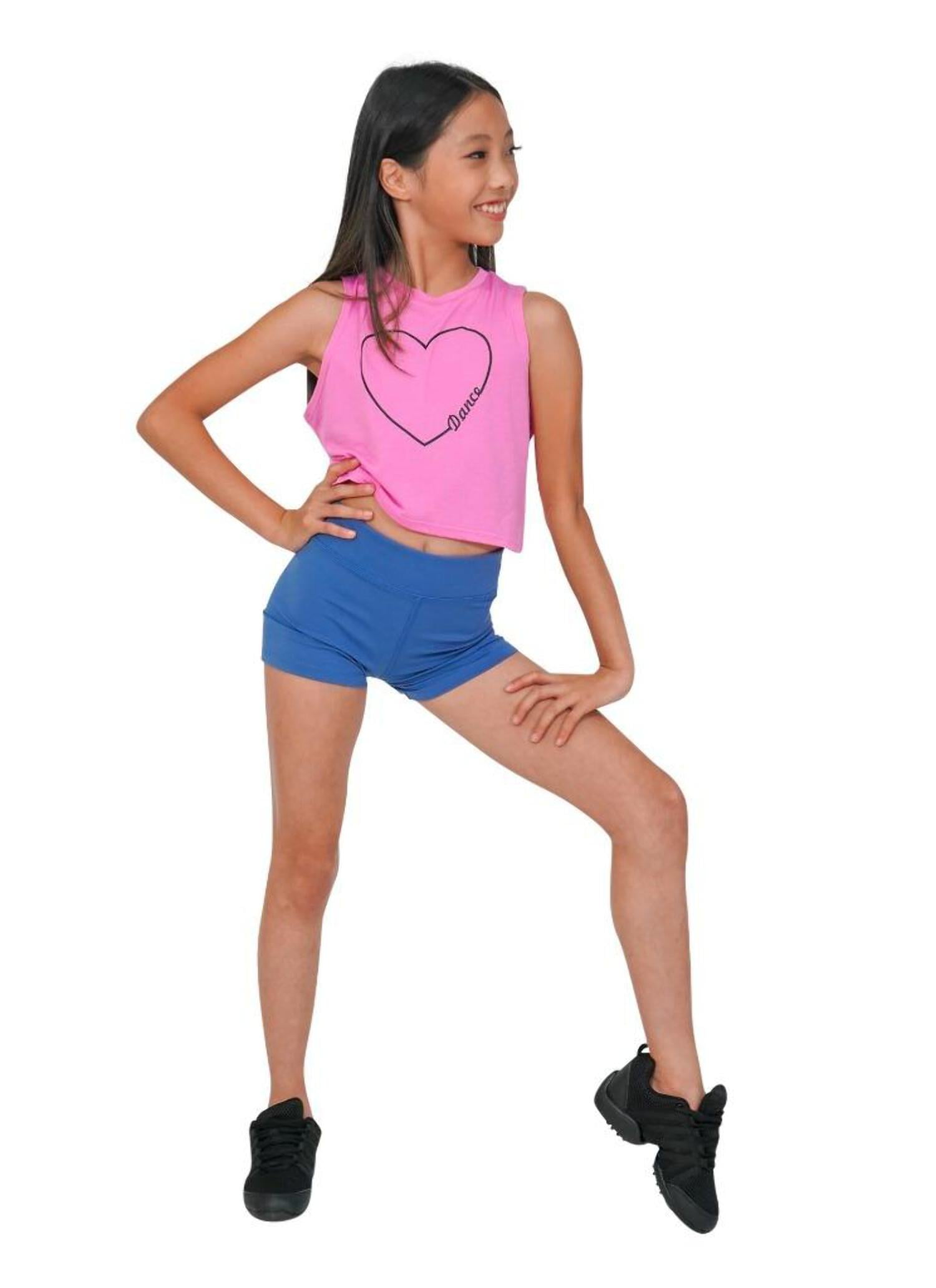 Dance Shorts Danz N Motion 22406C Big Kid Spandex Jazz Acro Cheer ...