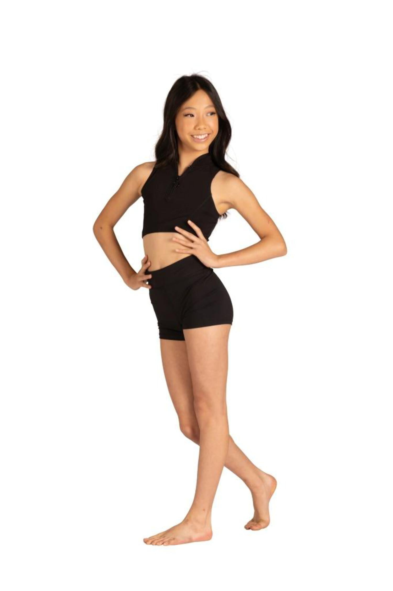 Dance Shorts Danz N Motion 22406C Big Kid Spandex Jazz Acro Cheer ...