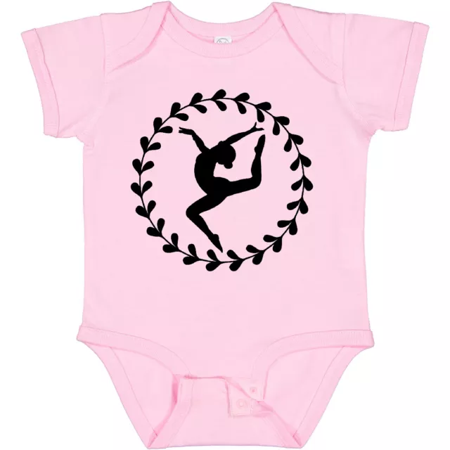 Dance Silhouette Ballerina Baby Bodysuit Dancing Girls Girl One-Piece ...