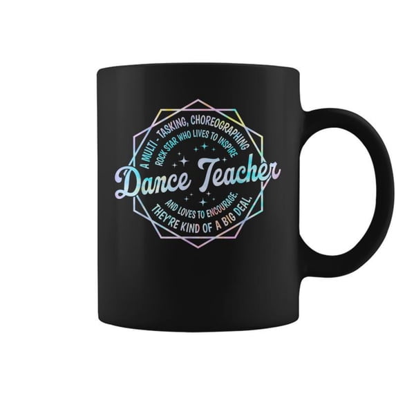 Dance Teacher Back To School Dancer Dance Instructor Tie Dye Coffee Mug ...