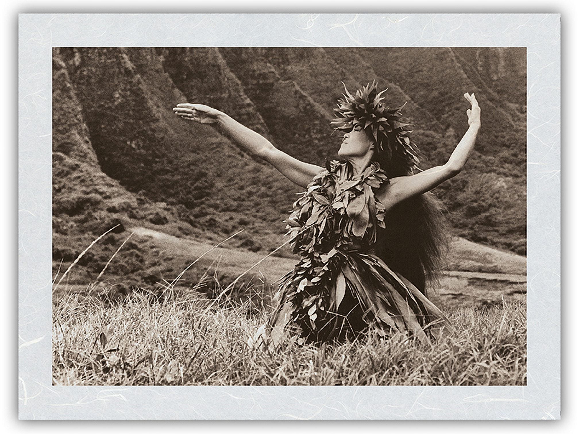 Dance To Pele - Hawaiian Hula Dancer - Vintage Sepia Toned Photograph ...