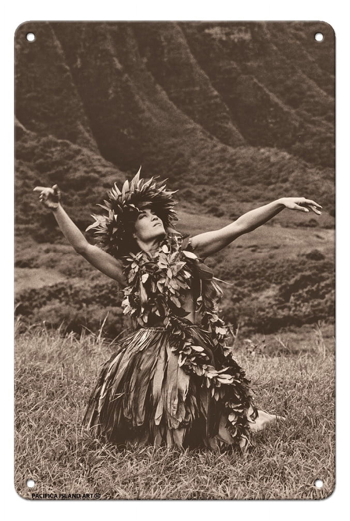 Dance To Pele - Hawaiian Hula - Vintage Sepia Toned Photograph by Alan ...