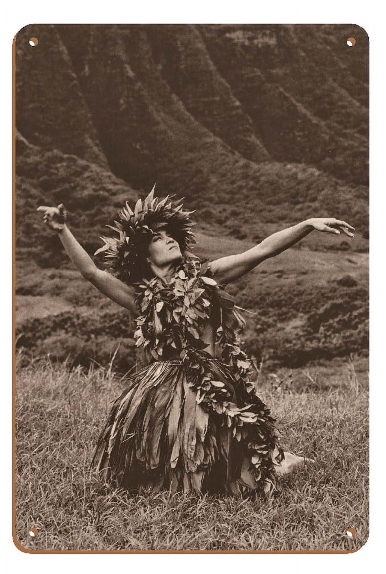 Dance To Pele - Hawaiian Hula - Vintage Sepia Toned Photograph by Alan ...