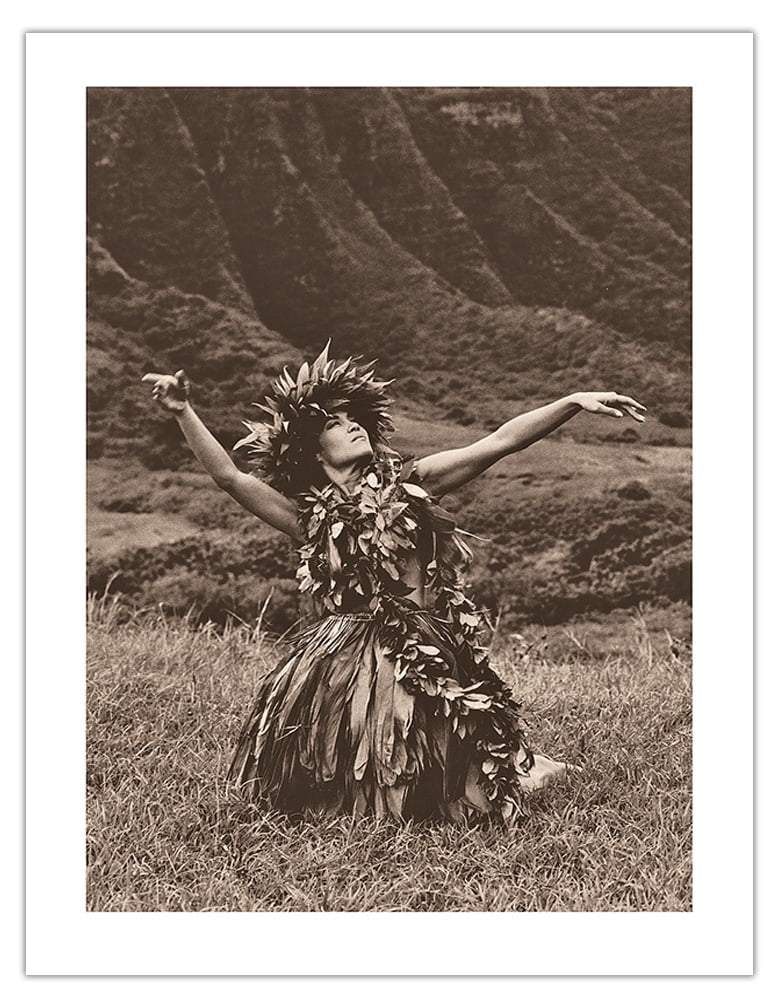 Dance To Pele - Hawaiian Hula - Vintage Sepia Toned Photograph by Alan ...