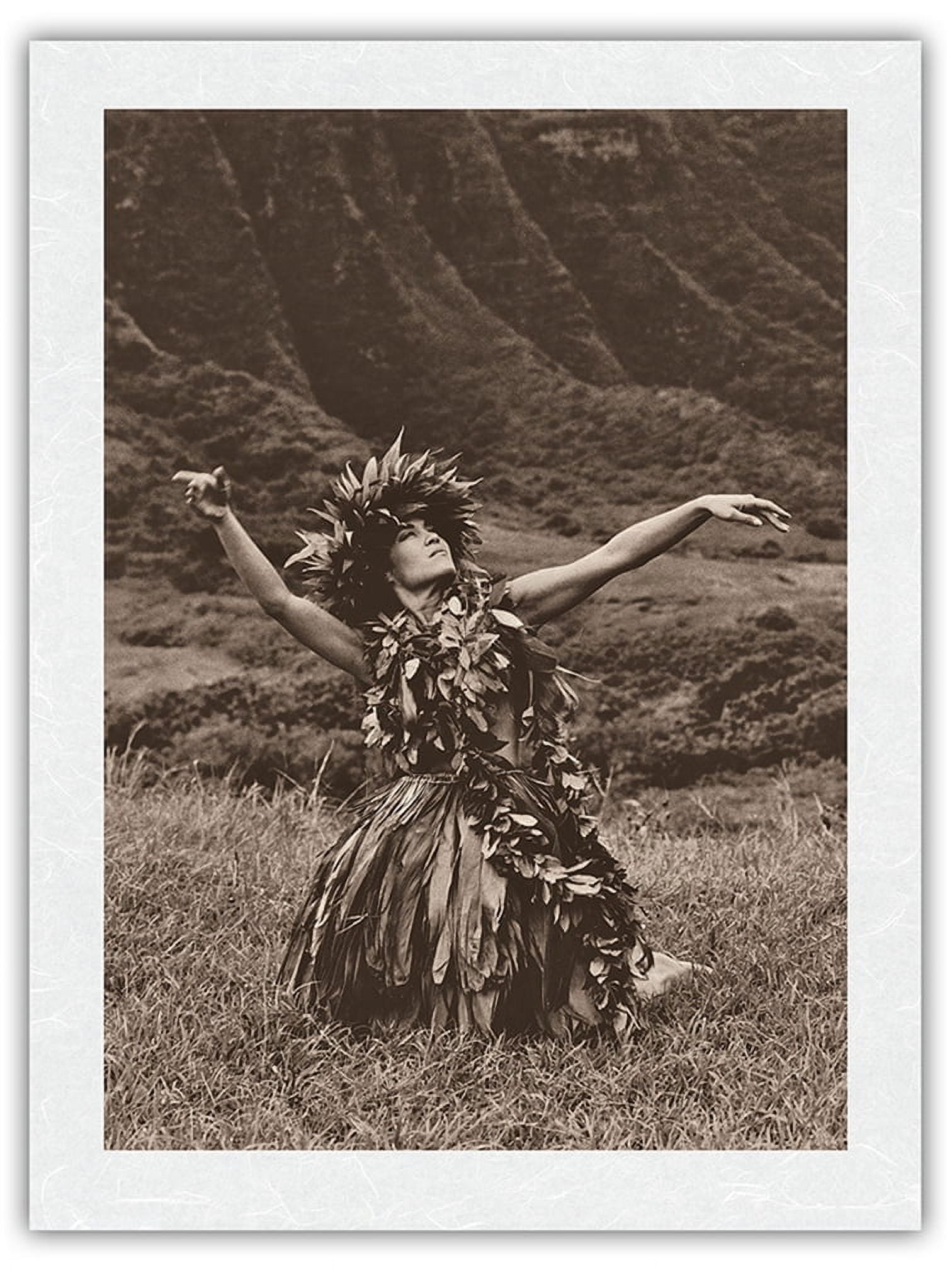 Dance To Pele - Hawaiian Hula - Vintage Sepia Toned Photograph by Alan ...