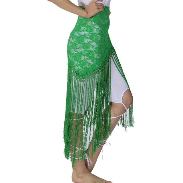 Dance Tribal Triangle Gypsy Belly Dance Lace Shawl Hip Scarf Scarves ...