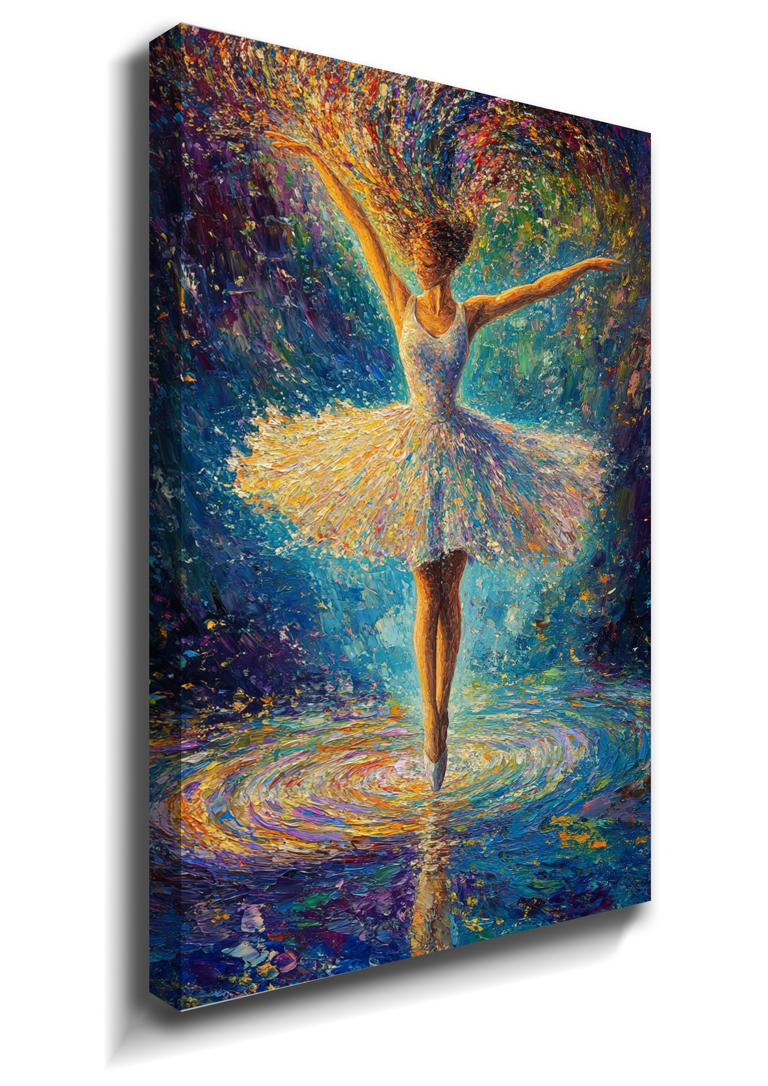 Dance Wall Art Ballerina Romance Canvas Art Dancing Posters Oil ...