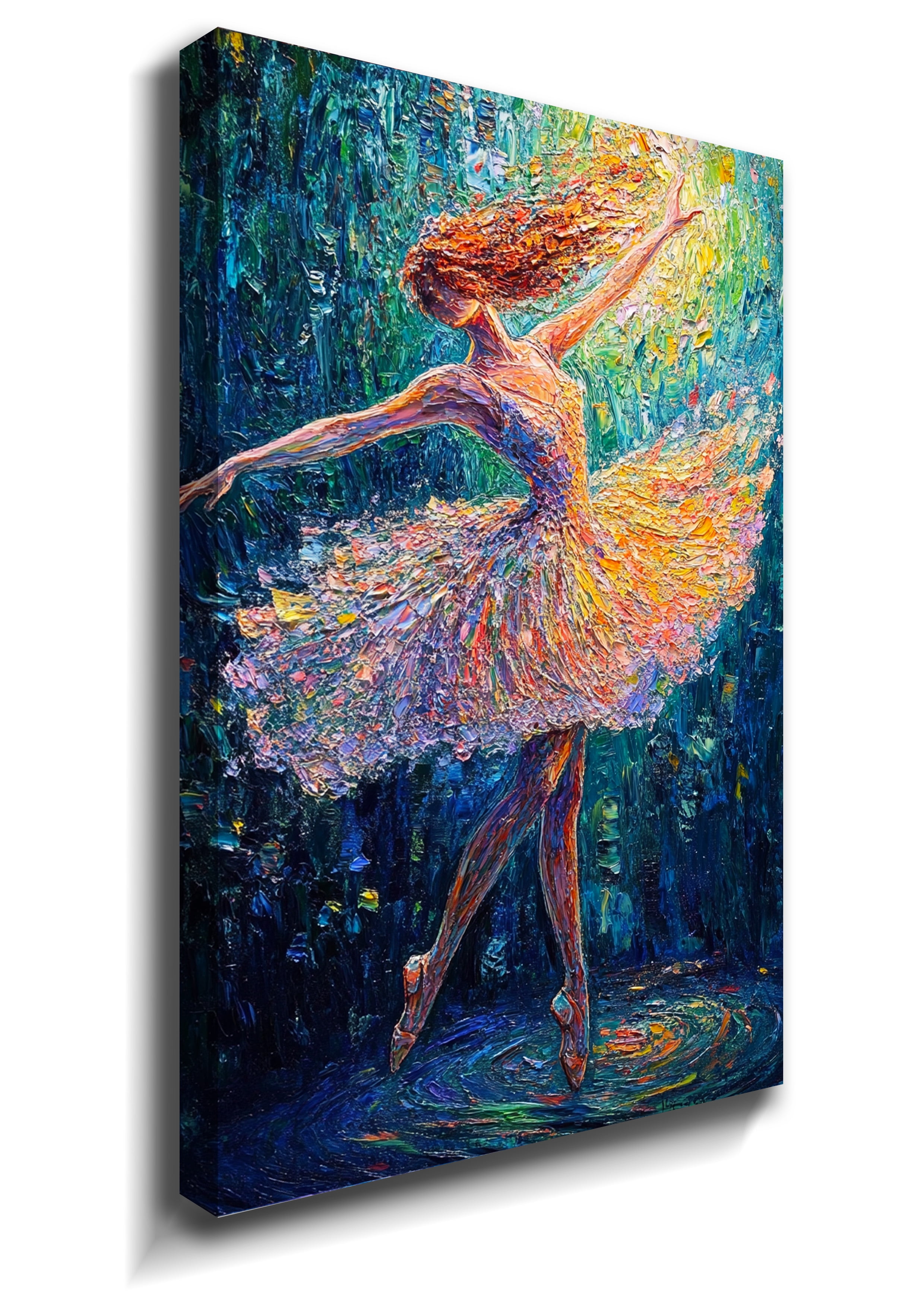 Dance Wall Art Ballet Girl Romance Canvas Art Dancing Posters Oil ...