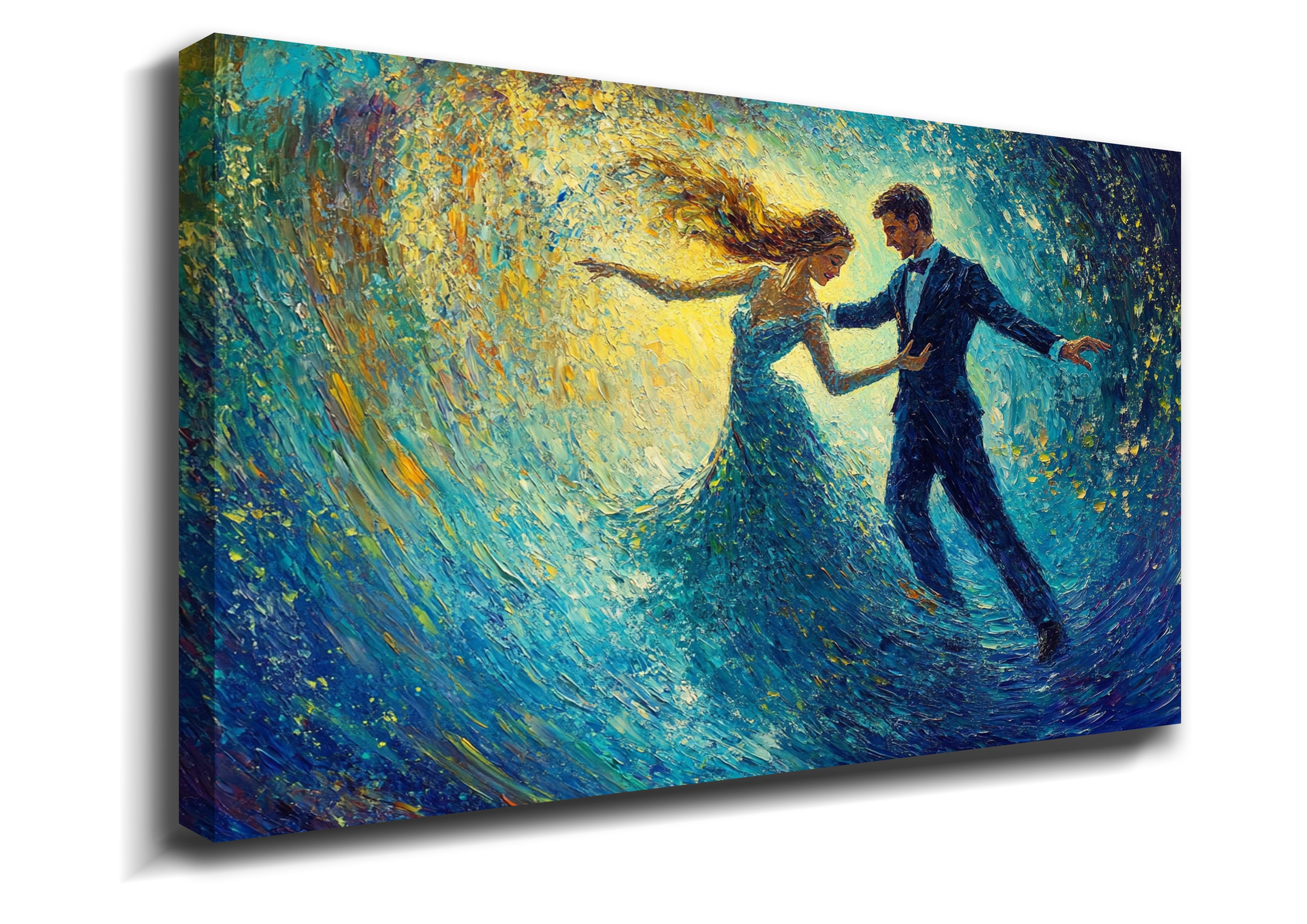 Dance Wall Art Ballroom Dancing Romance Canvas Art Dancing Posters Oil ...