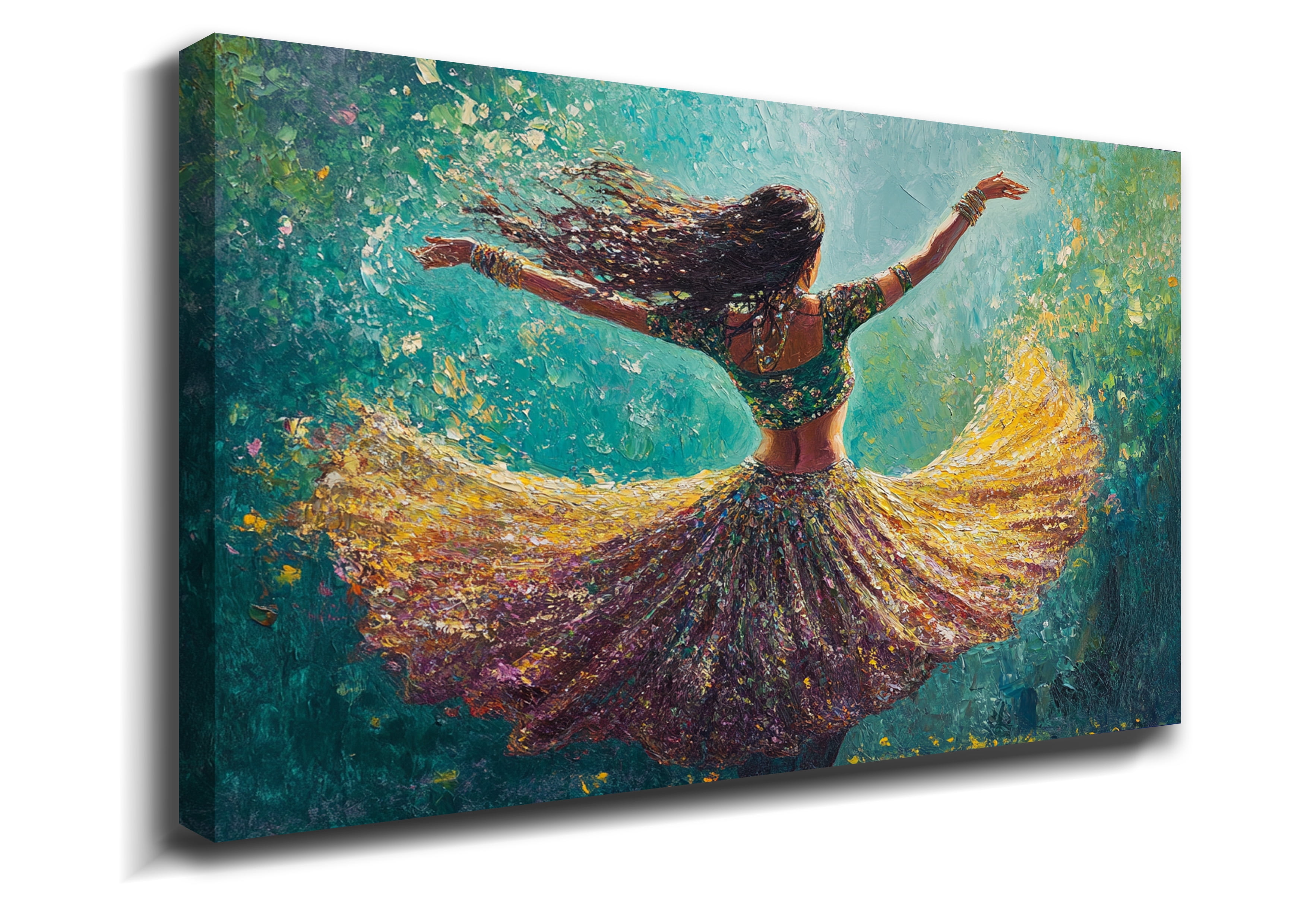 Dance Wall Art Belly Dance Romance Canvas Art Dancing Posters Oil ...