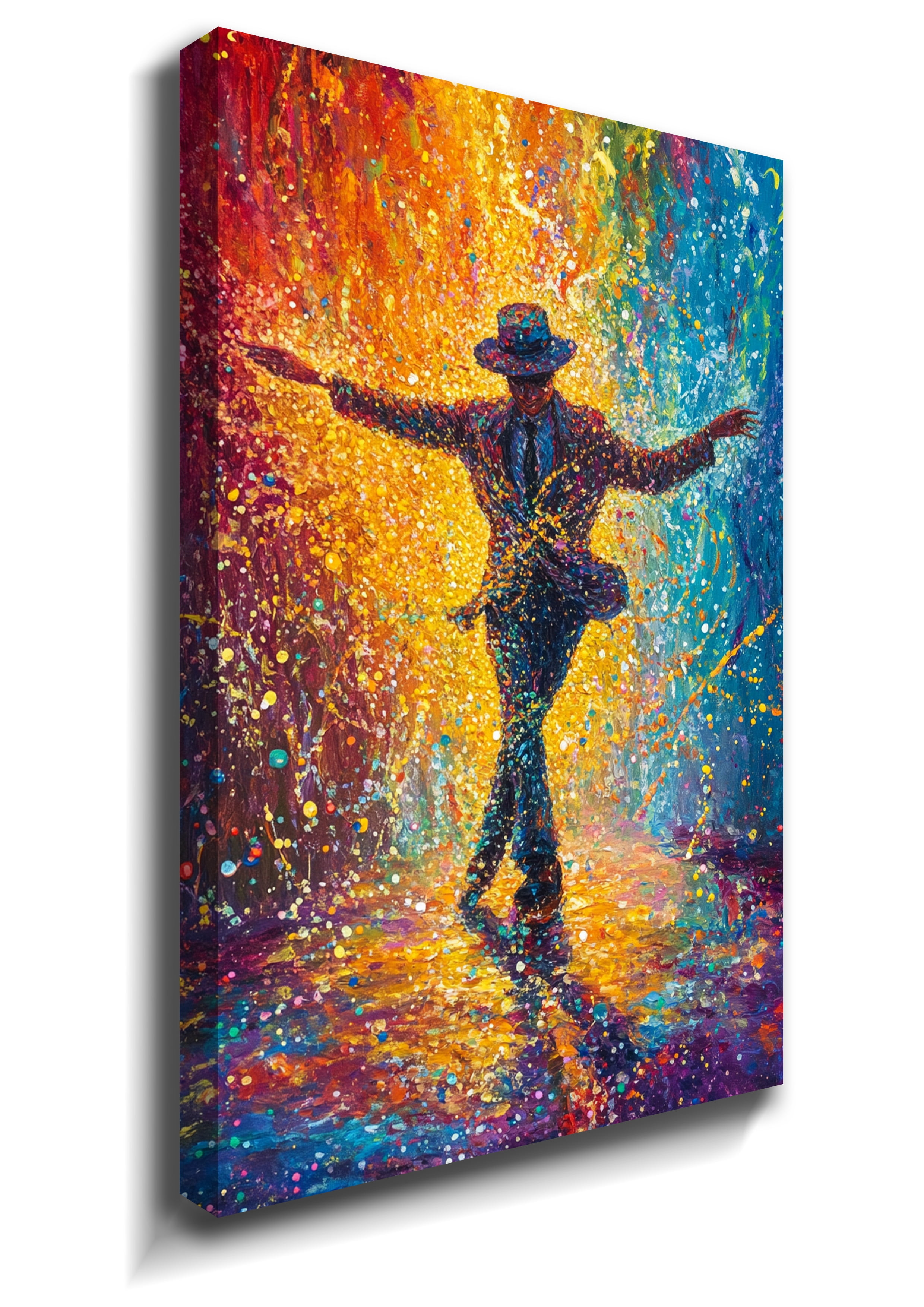 Dance Wall Art Dancing On Street Dancing Posters Oil Painting For Wall ...