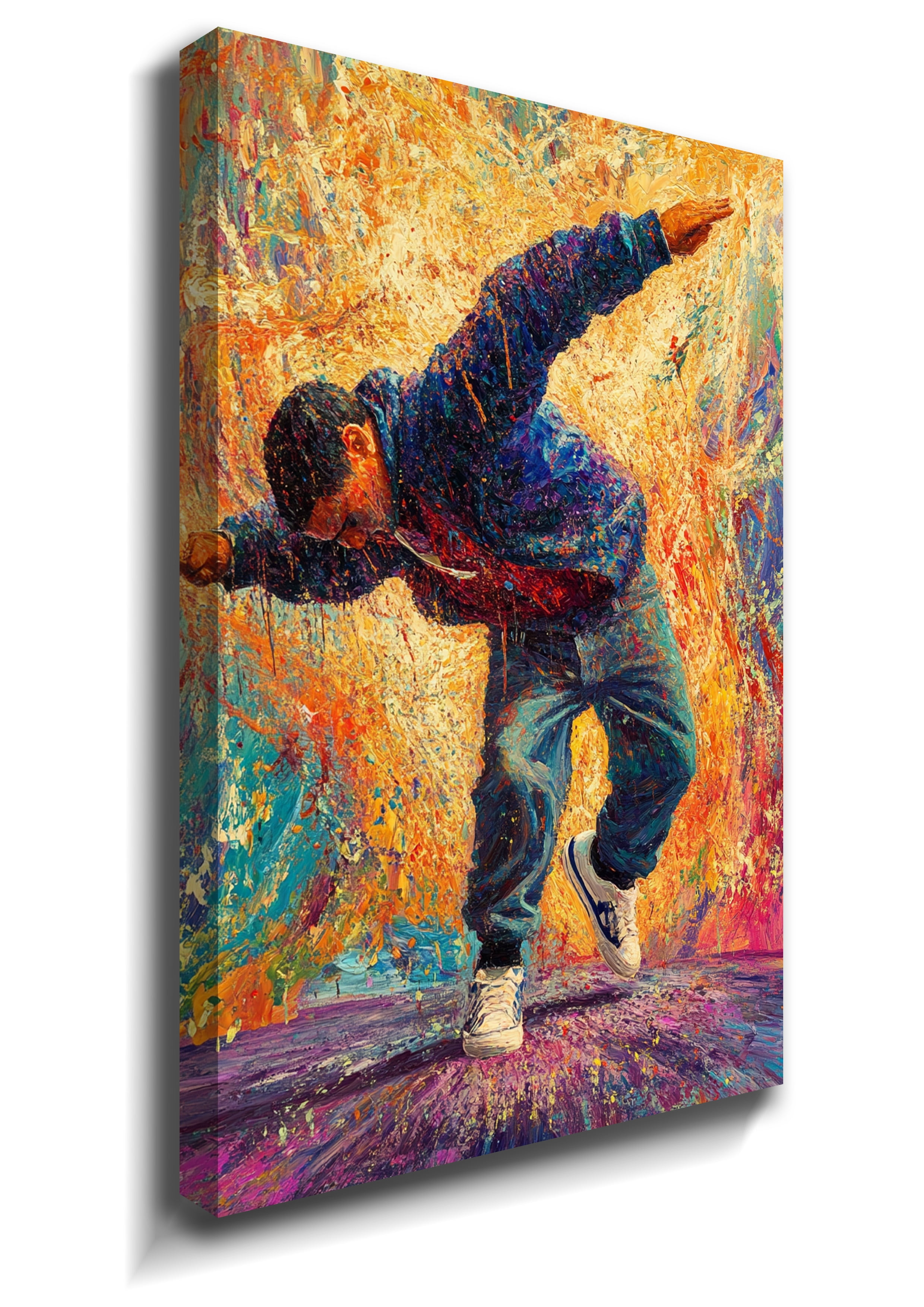 Dance Wall Art Street Dance Dancing Posters Oil Painting For Wall ...
