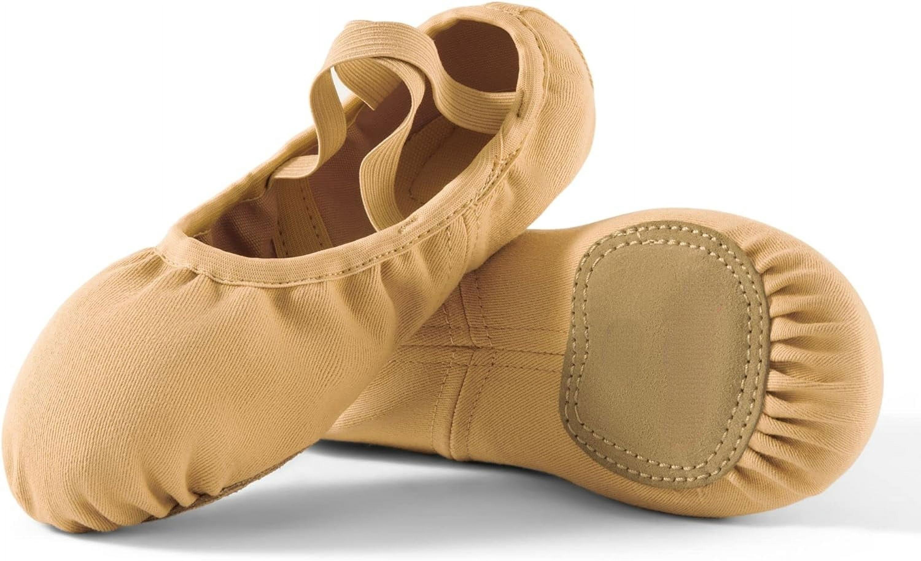 Dance Women's Ballet Shoes Stretch Canvas Performa Dance Slippers Split ...