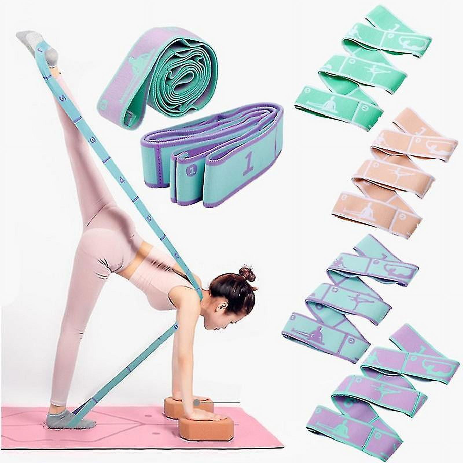 Dance Yoga Auxiliary Stretching Belt Adult Training Elastic Bands ...