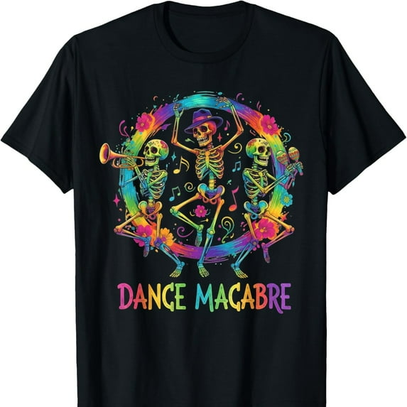 Dance abre Skeleton Music Dia de MuertoS1 Halloween T-S1Hirt - Walmart.com