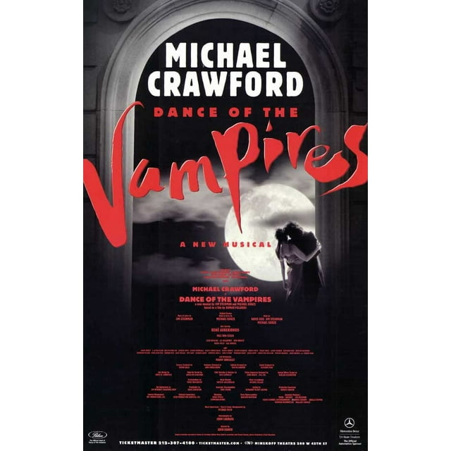 Dance of the Vampires (2002) 11x17 Broadway Poster - Walmart.com