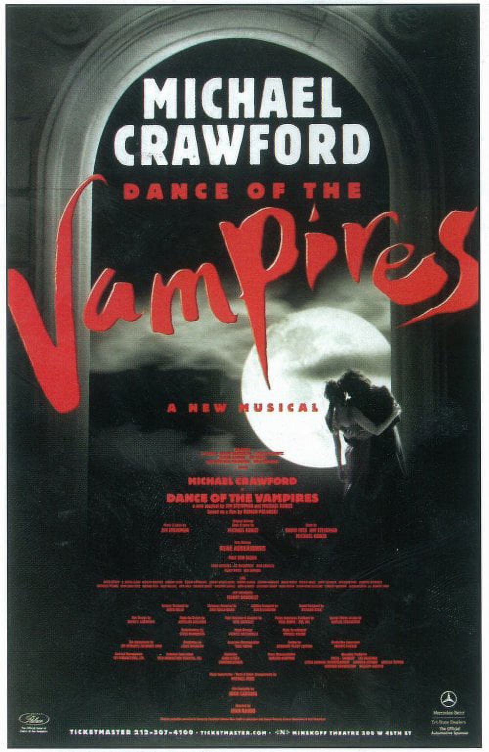 Dance of the Vampires (Broadway) - movie POSTER (Style A) (11" x 17 ...