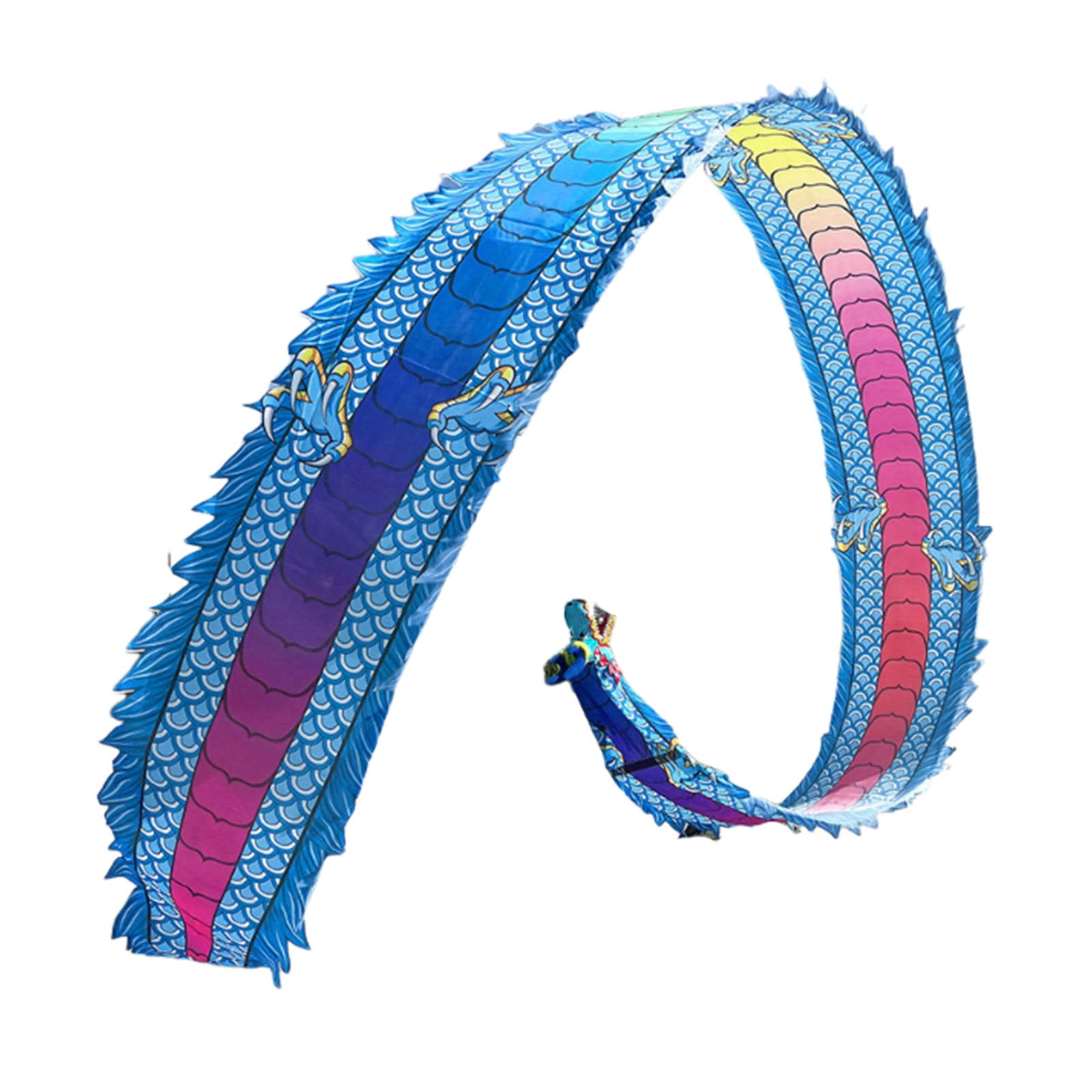 Dance ribbons colorful dragon with head, dragon dance dragon ribbon ...