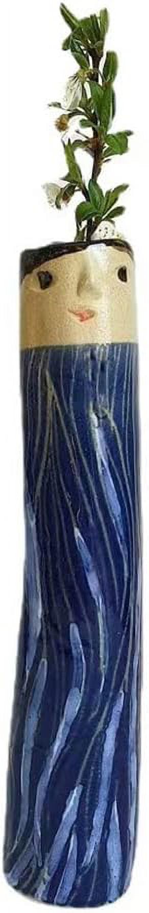 DanceeMangoo Funny Vases, Boho Home Resin Vases, Face Vases Handmade ...