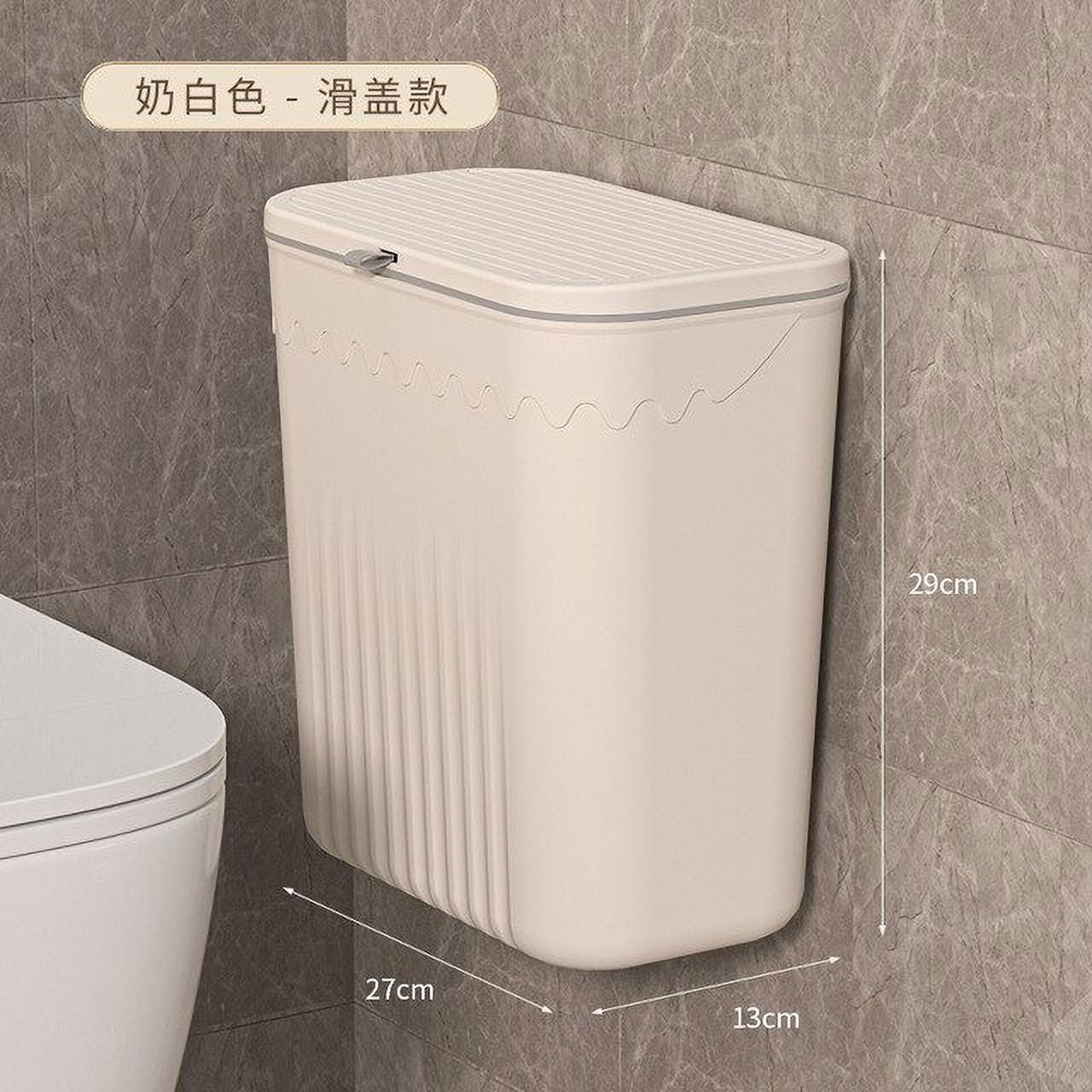 DanceeMangoo Hanging Trash Can with Lid Large Capacity Kitchen ...