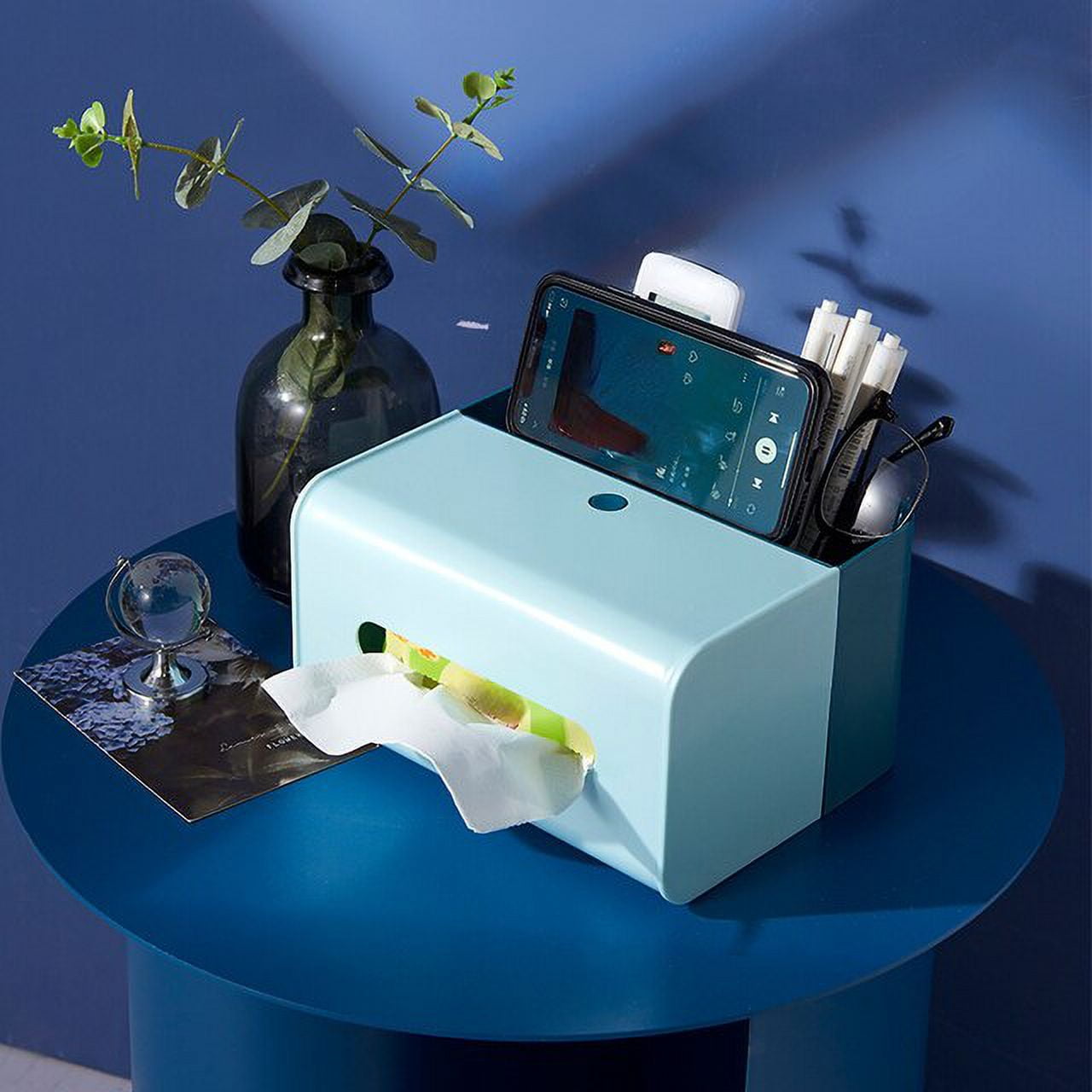 DanceeMangoo Plastic Tissue Box with Lid Baby Wipes Dispenser Pouch for ...