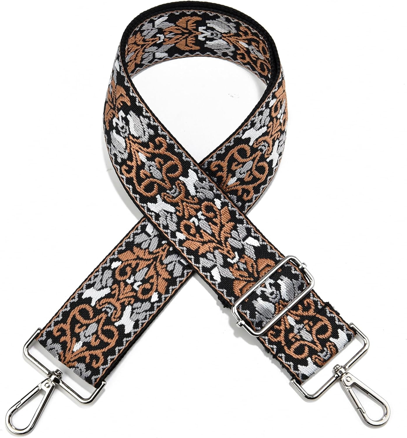 DanceeMangoo Purse Strap Brushed Brass Hardware 2" Wide Replacement ...