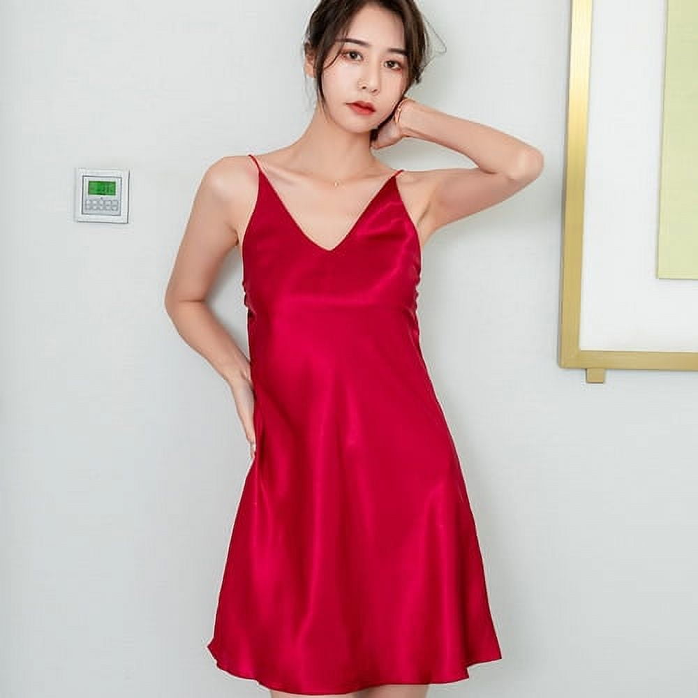Danceemangoo Sexy Satin Sleepwear Women Sleepandlounge Silk Robes